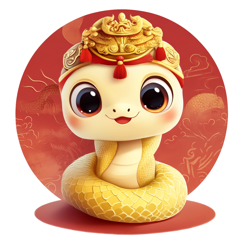 Free: a cartoon snake with a crown on its head - nohat.cc