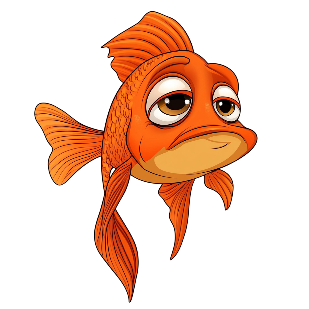 Free: Cheeky Fish: A Cartoon with Side-Eye Attitude - nohat.cc