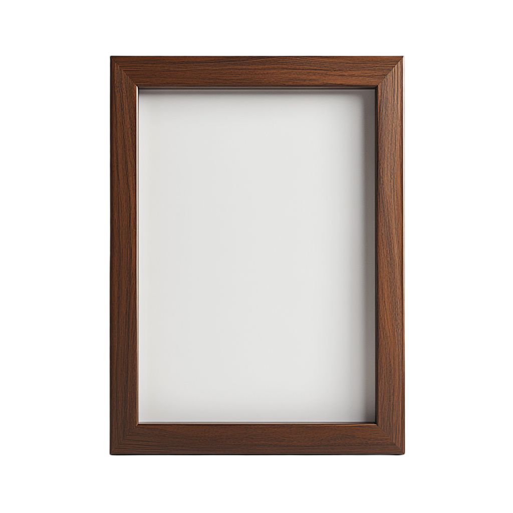 Free: Sleek Modern Wooden Picture Frame: A Hyperrealistic View - nohat.cc