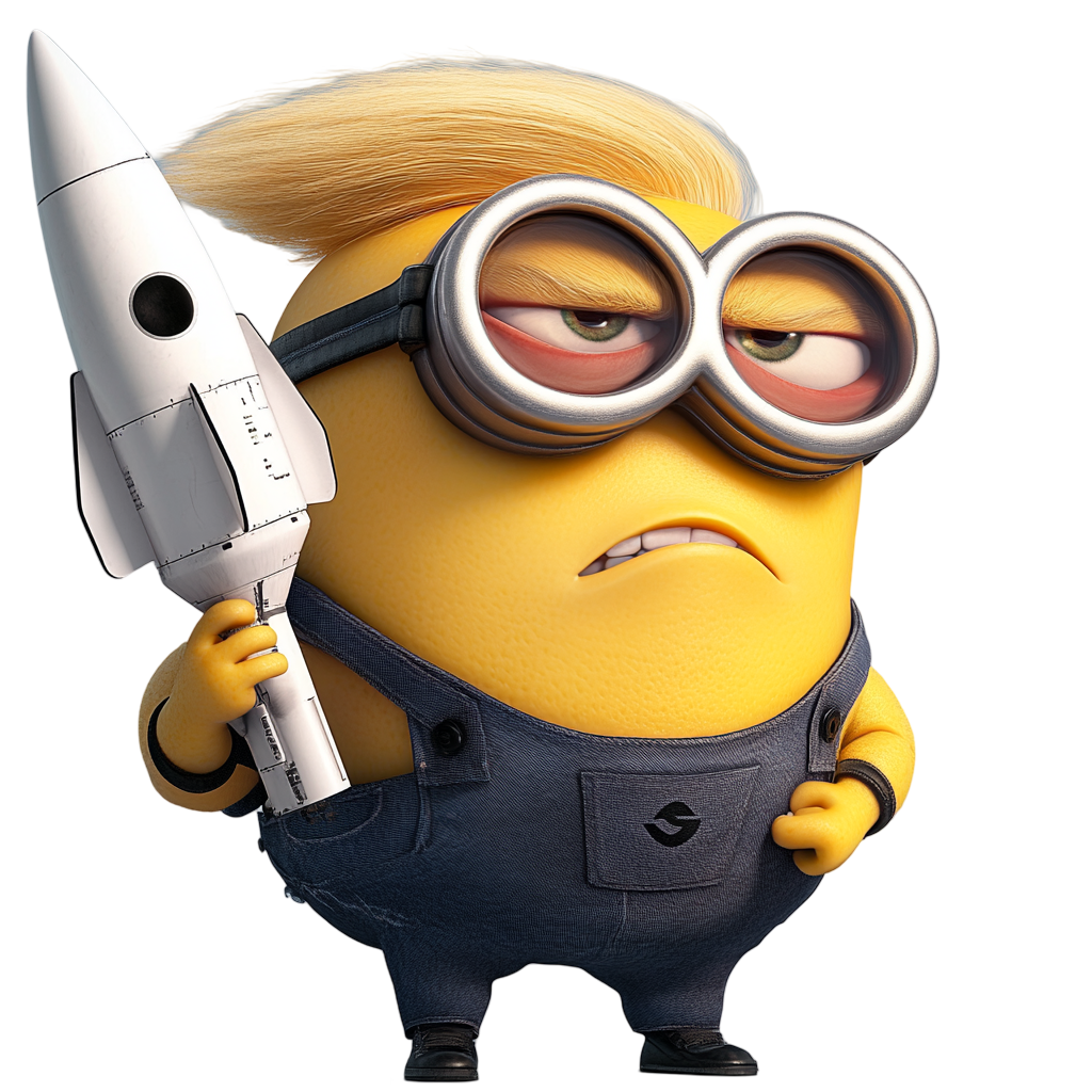 Free: the yellow haired buffoon as Gru character from Despicable m ...