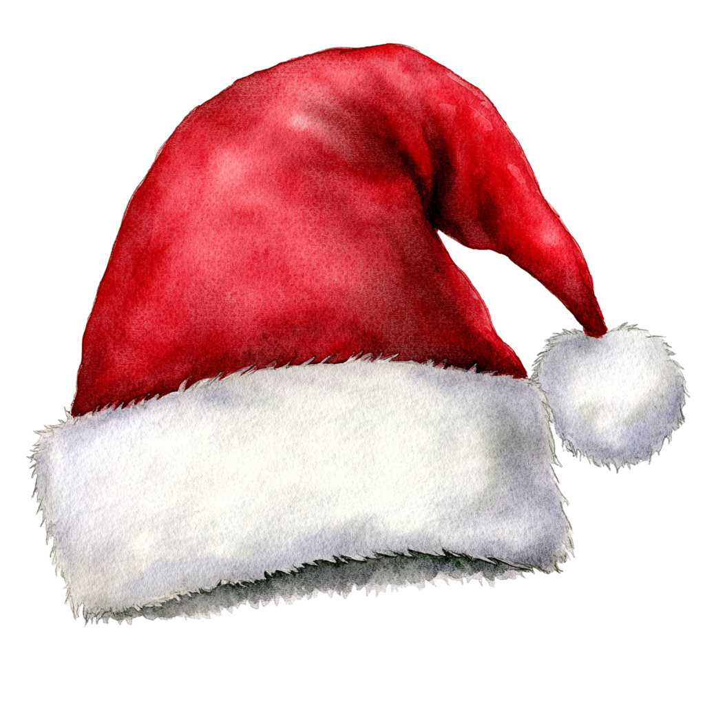 Free: Personalized Watercolor Santa Hat Design - nohat.cc