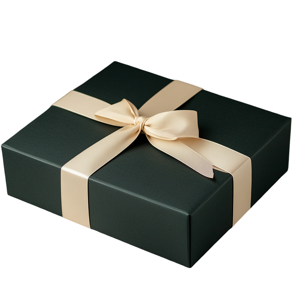 Free: Elegant Gift Box Wrapped in Beige Ribbon - nohat.cc