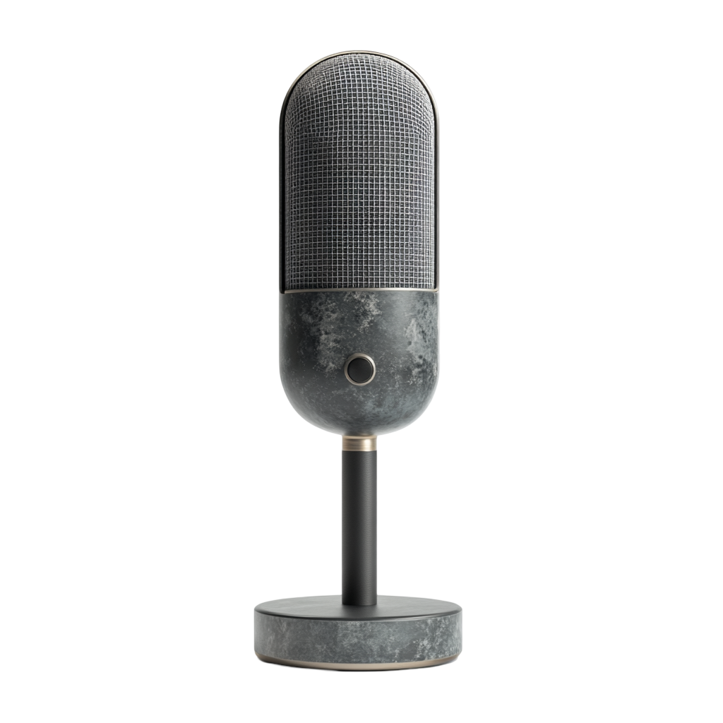 Free: Vintage Gray Microphone for High-Quality Displays - nohat.cc