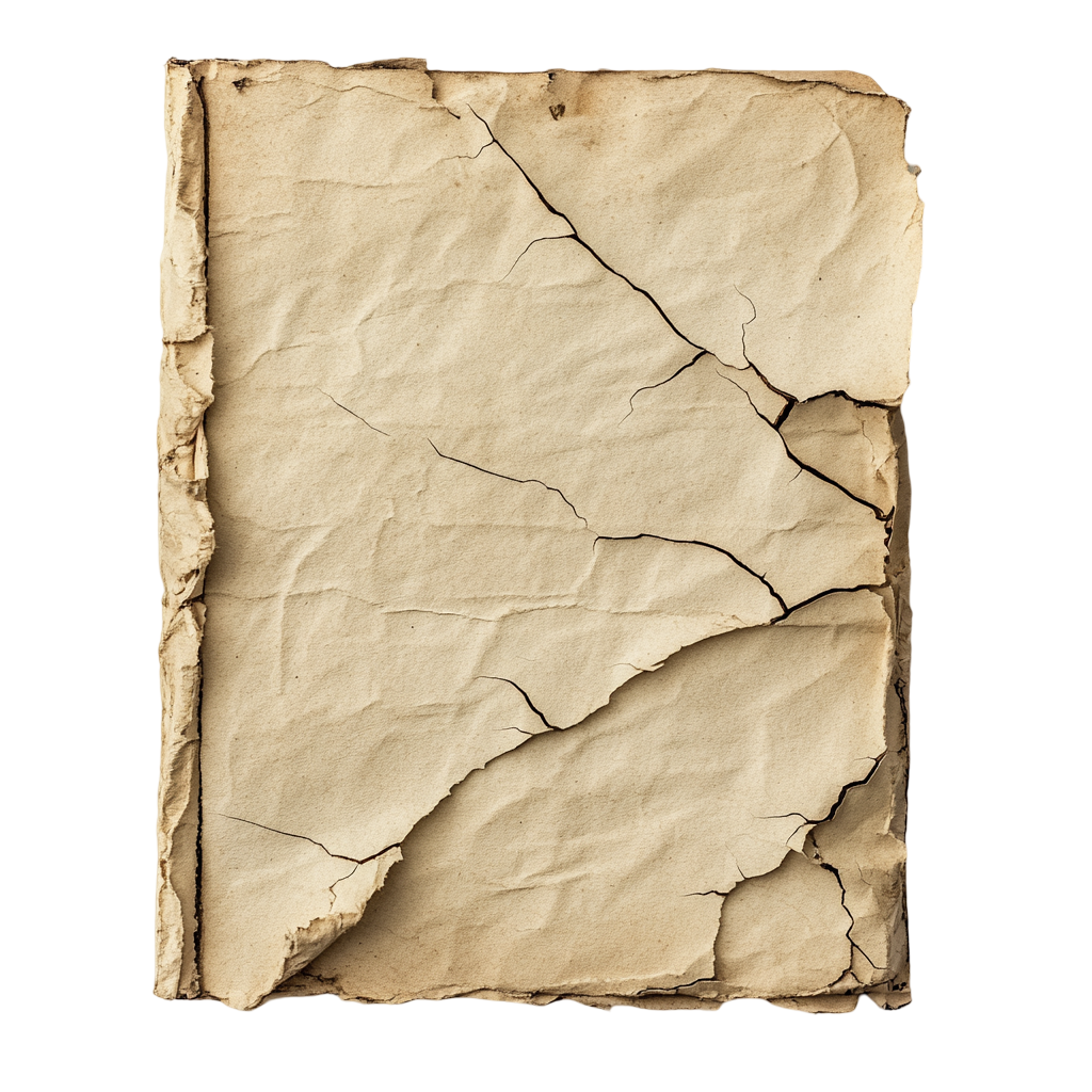Free: a torn piece of journal paper, textured, detailed, isolated ...