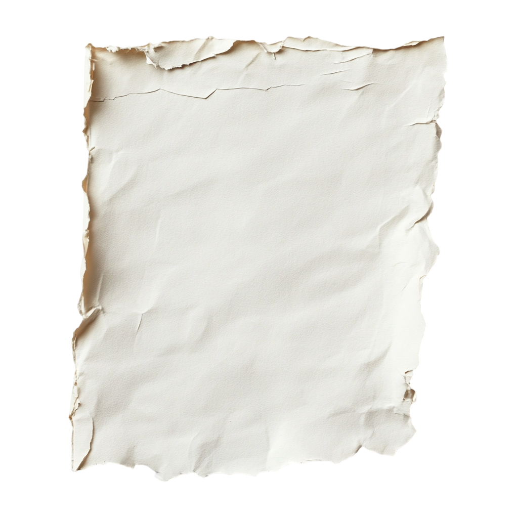 Free: a torn piece of journal paper, textured, detailed, isolated ...