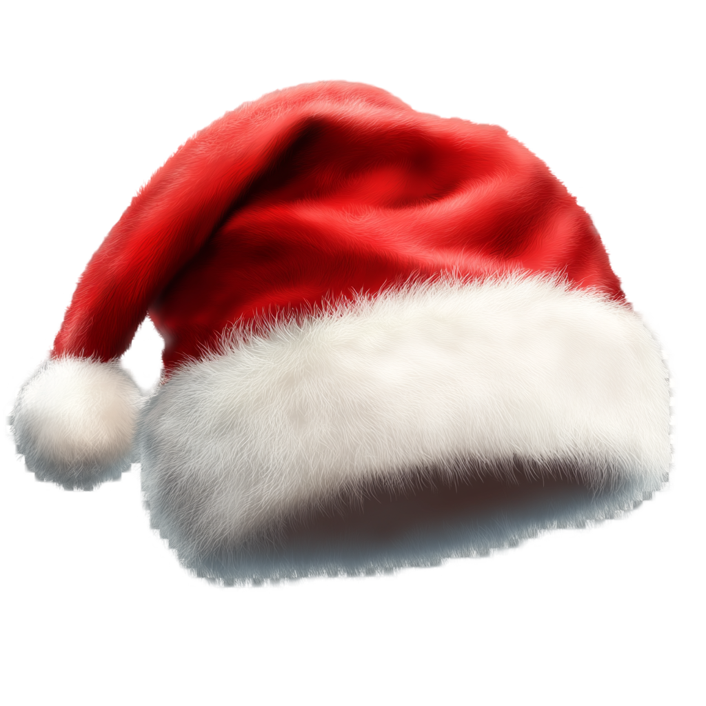 Free: red and white Santa hat transparent background, isolated - nohat.cc