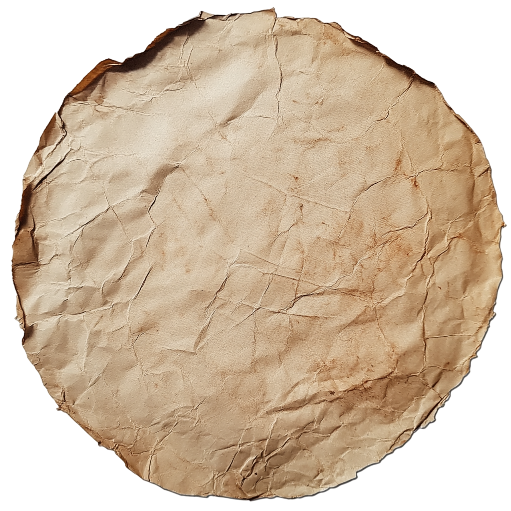 Free: old paper, round shaped, - nohat.cc