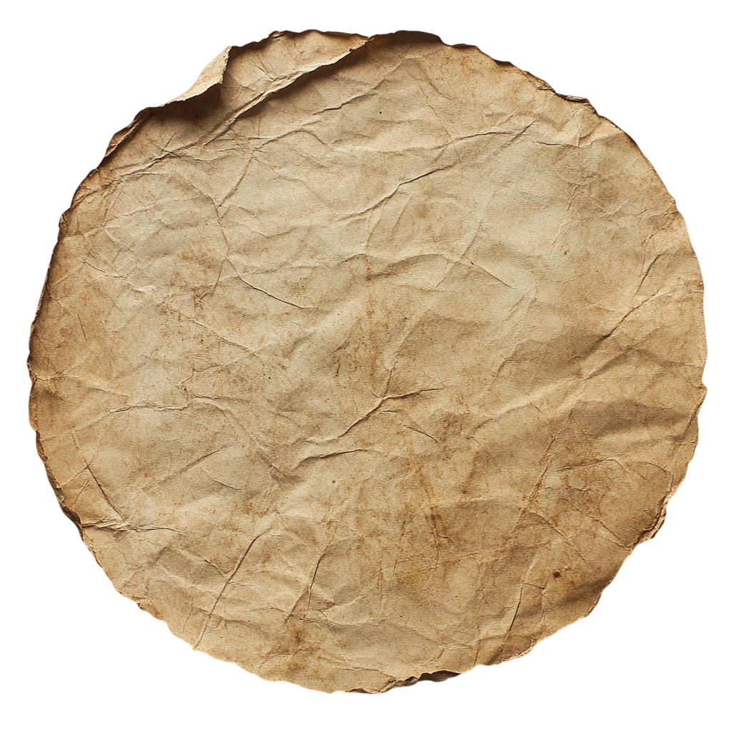 Free: old paper, round shaped, - nohat.cc