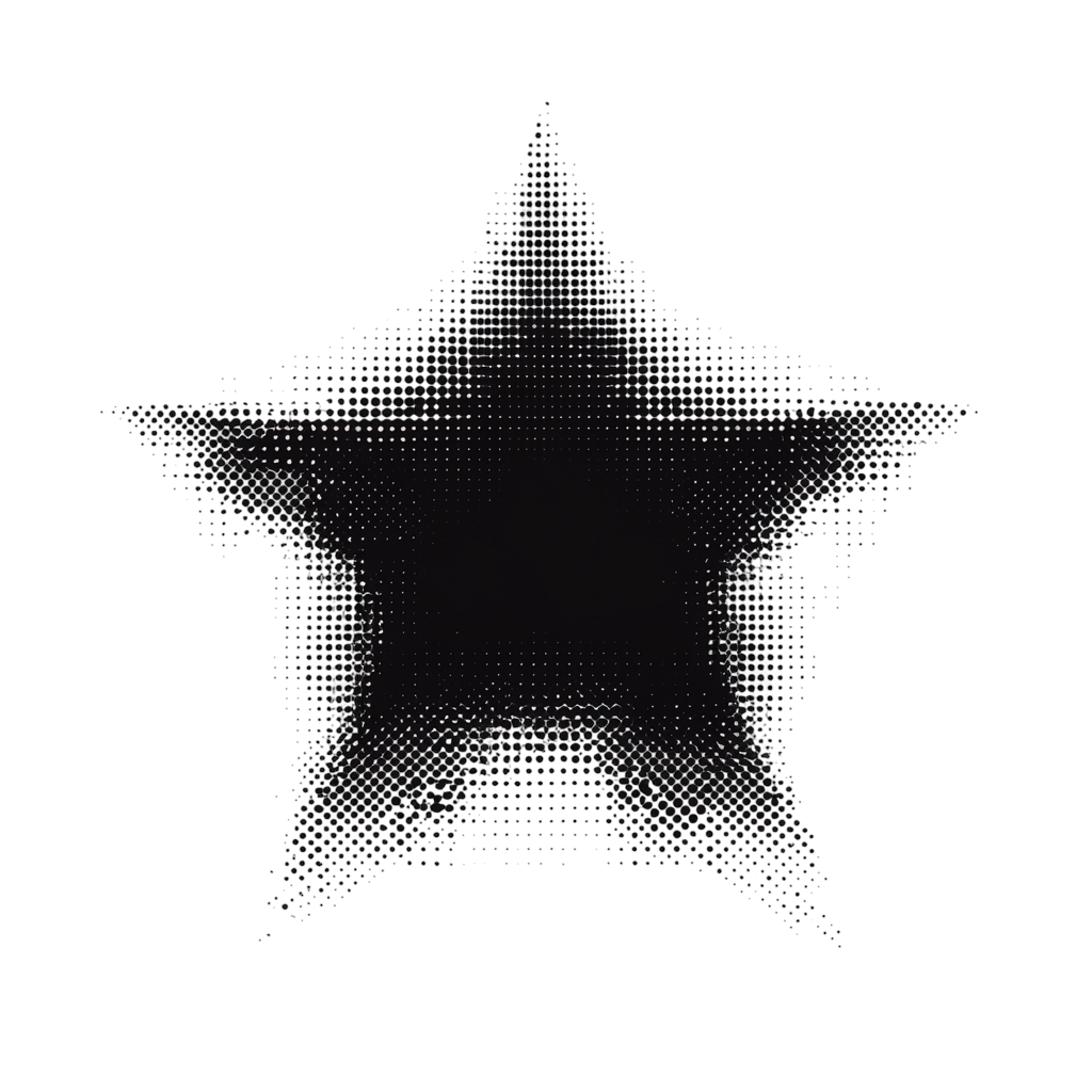 Free: Minimal Dot-Shaded Star Illustration - nohat.cc