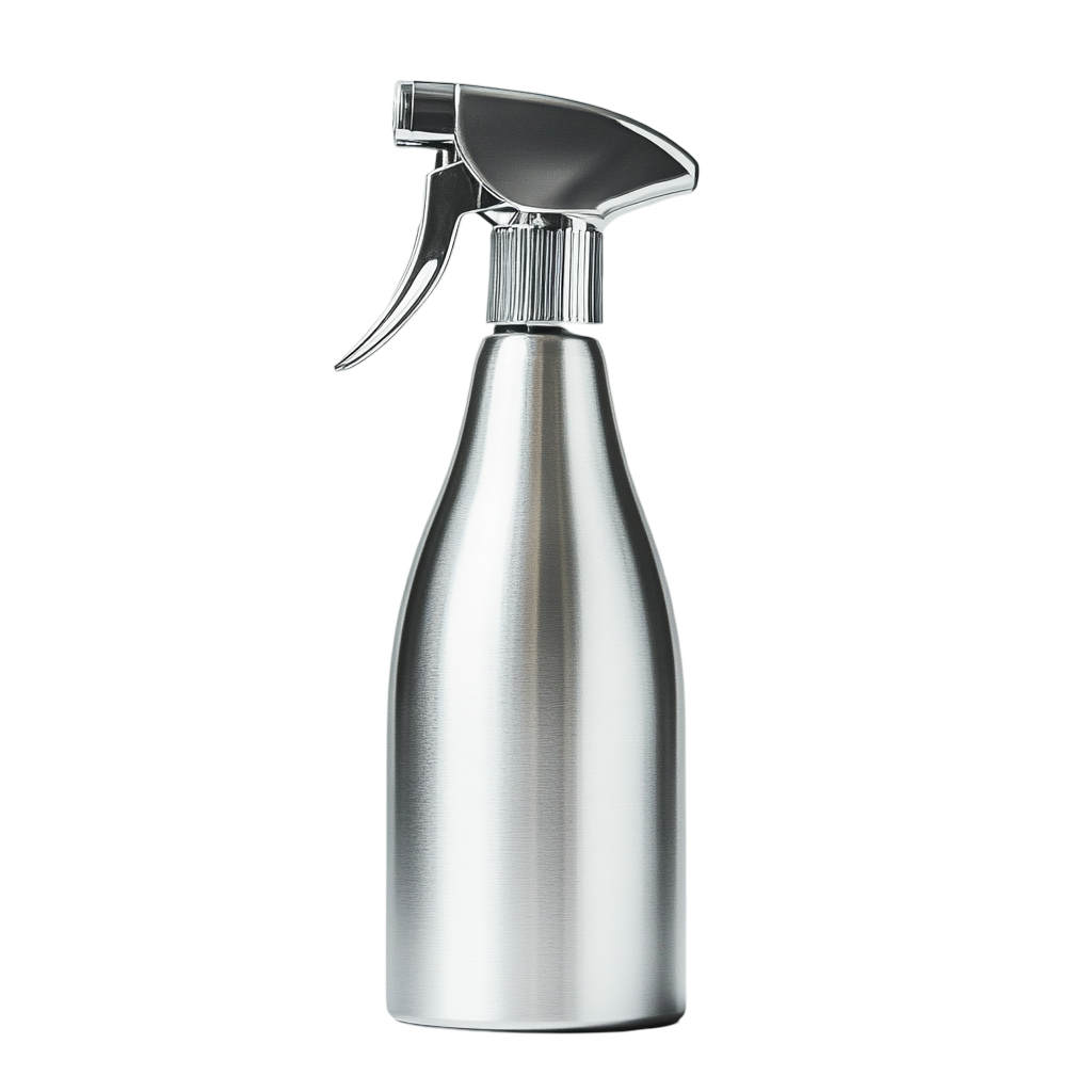 Free: Elegant Silver Spray Bottle: Modern Design in Focus - nohat.cc