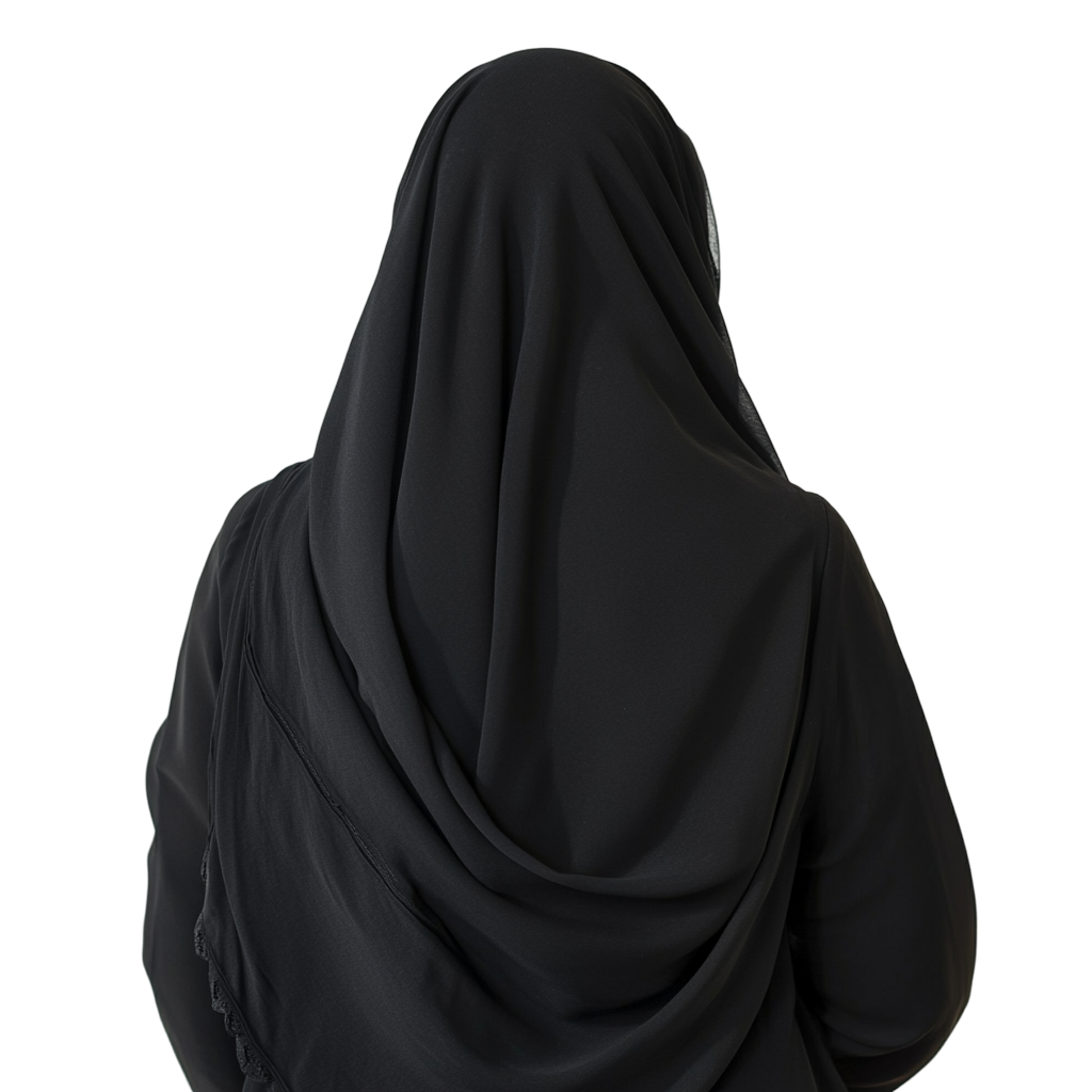 Free: Saudi Arabian Woman: Back View Portrait - nohat.cc