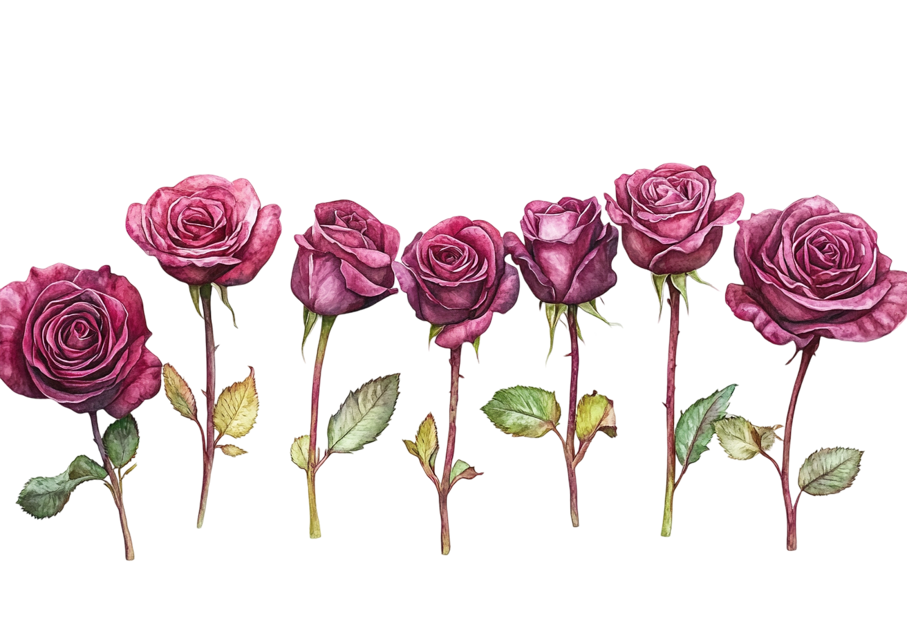 Free: Realistic Roses: A Horizontal Floral Arrangement - nohat.cc
