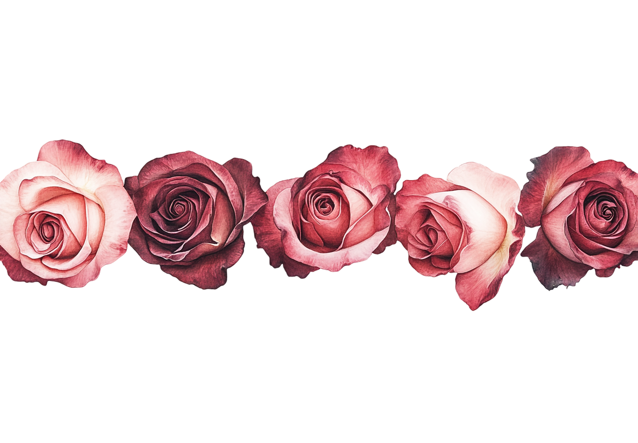 Free: Realistic Roses: A Horizontal Floral Arrangement - nohat.cc