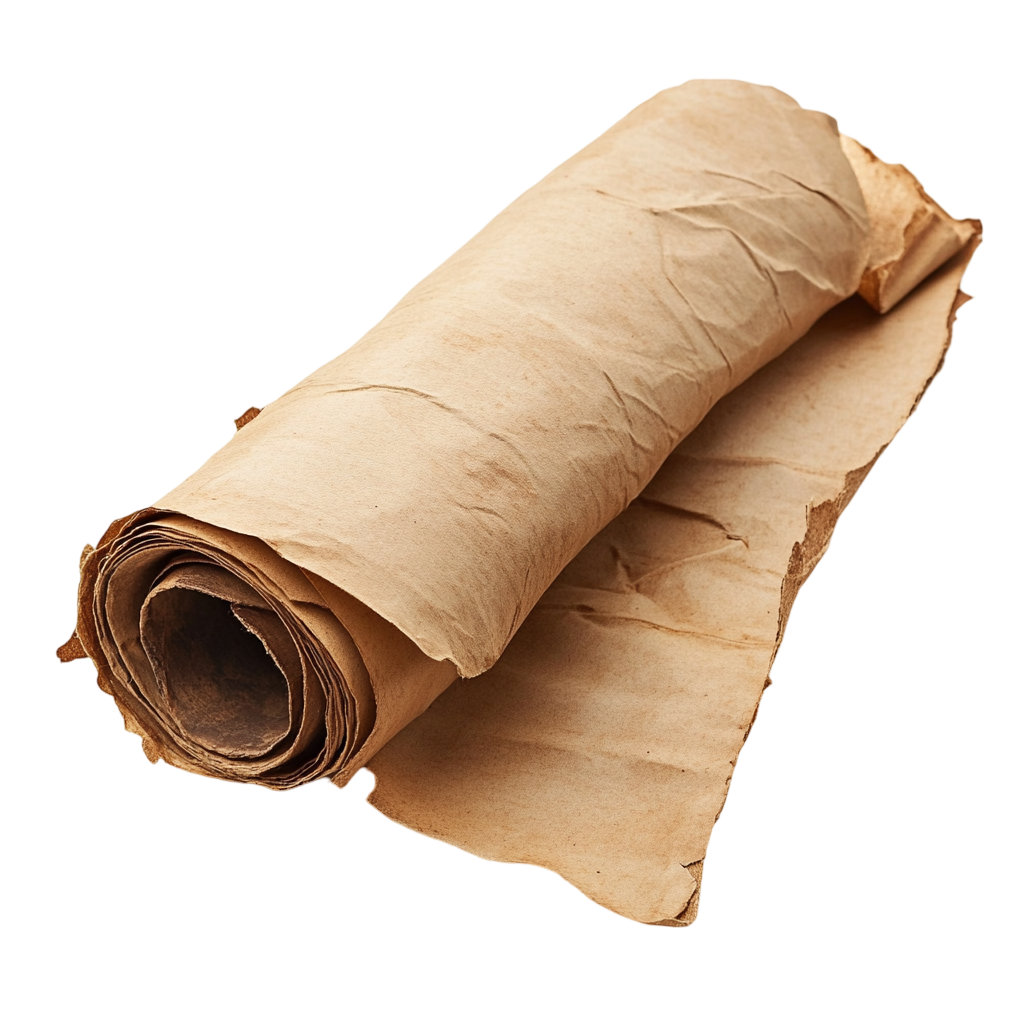 Free: An old, rolled-up paper expressing poetry, beige colour, whi ...