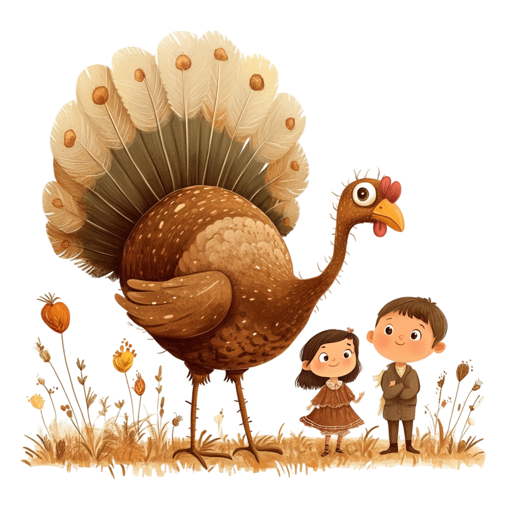 Free: In the style of Gediminas Pranckevicius, illustrate a turkey ...