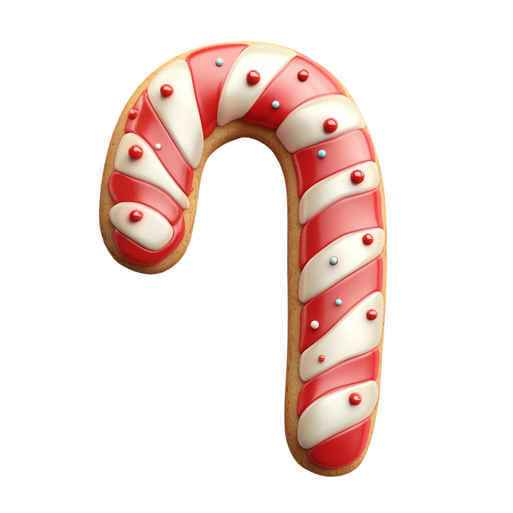 Free: Festive Candy Cane Cookies: A Christmas Delight - nohat.cc