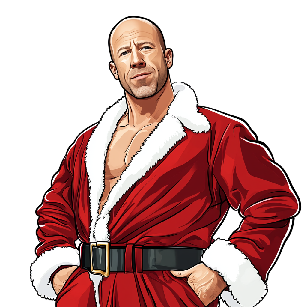 Free: Rapping Santa: Bruce Willis in Holiday Hip Hop Style - nohat.cc