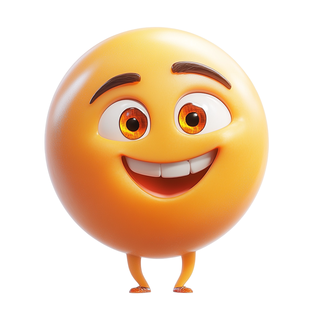 Free: Joyful Emoji Character: A Hairless Delight - nohat.cc