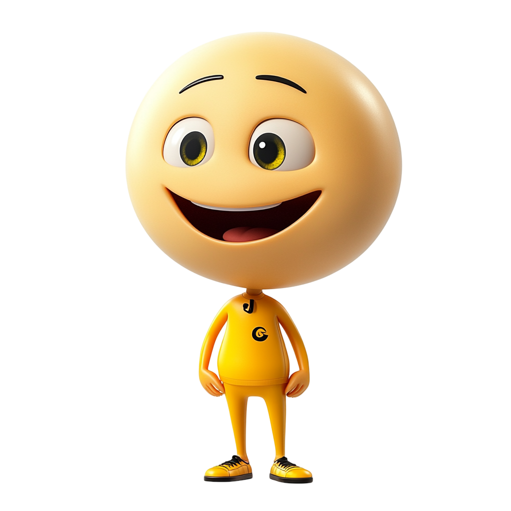 Free: Joyful Emoji Character: A Hairless Delight - nohat.cc