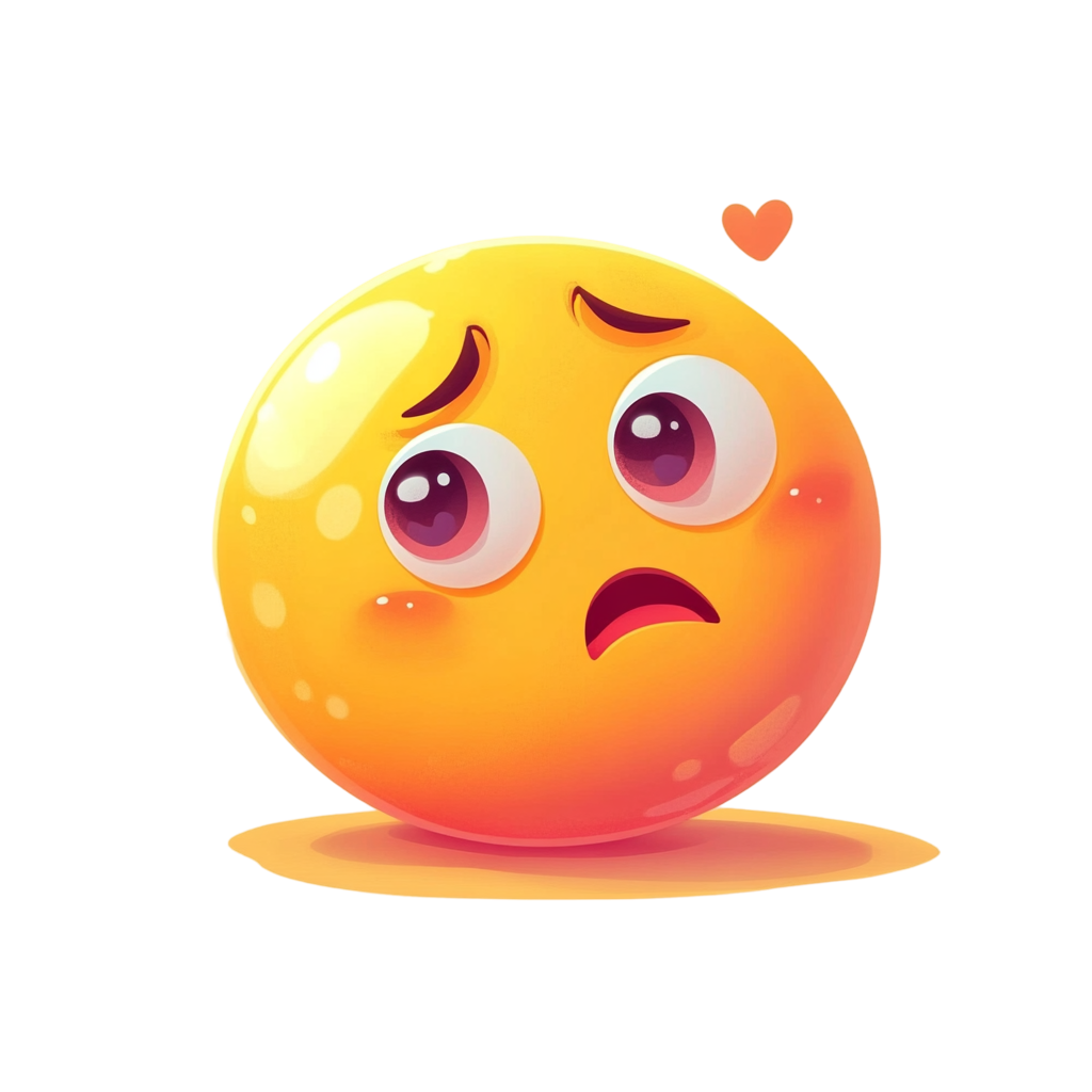 Free: Cartoon Anxious Emoji: Expressing Worry with Humor - nohat.cc