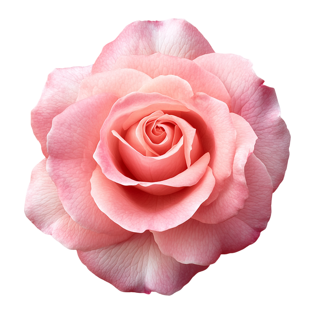 Free: pink rose flower isolated on a transparent background,side v ...