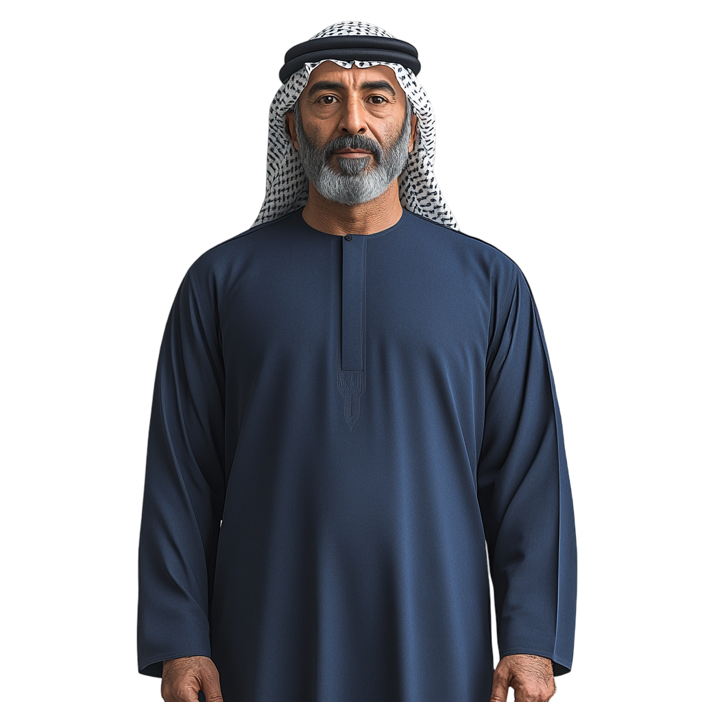 Free: Basic Saudi Staff Uniform Design with Human Model - nohat.cc