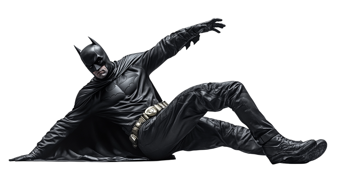 Free: Dynamic Batman: Standing Slide in Photorealistic Detail - nohat.cc