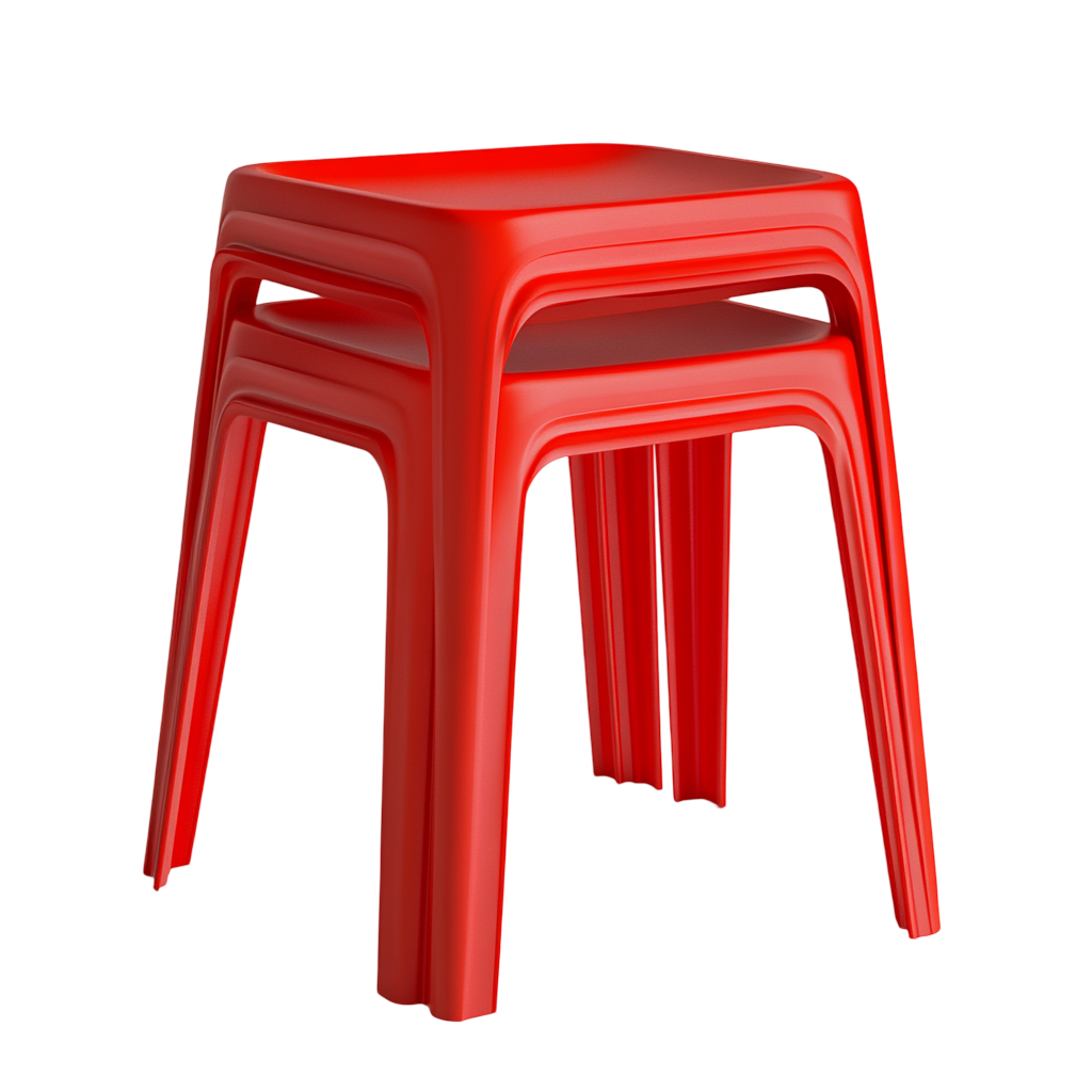 Free: Stackable Red Plastic Stools for Kids and Spaces - nohat.cc