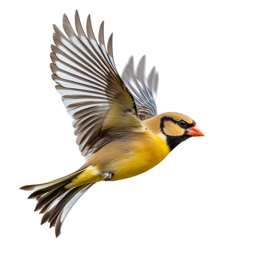 Free: PNG Goldfinch in Flight Over Open Fields - PNG for Graphic Design ...