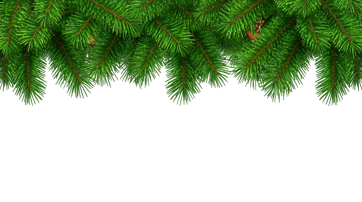 Free: Christmas Tree Border, rectangle shape, isolated —ar 16:9 —s ...