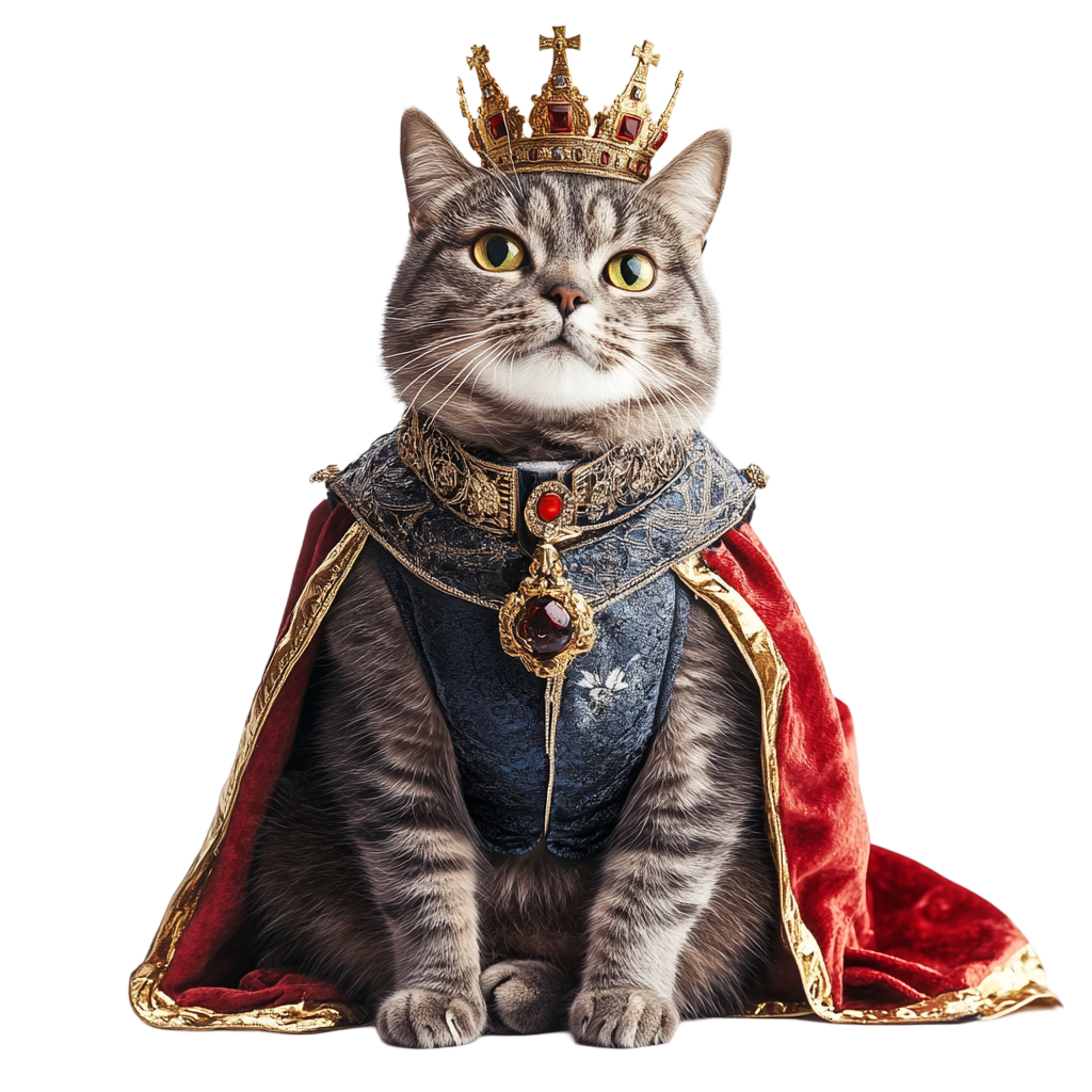 Free: Regal Feline: The King Cat on the Floor - nohat.cc