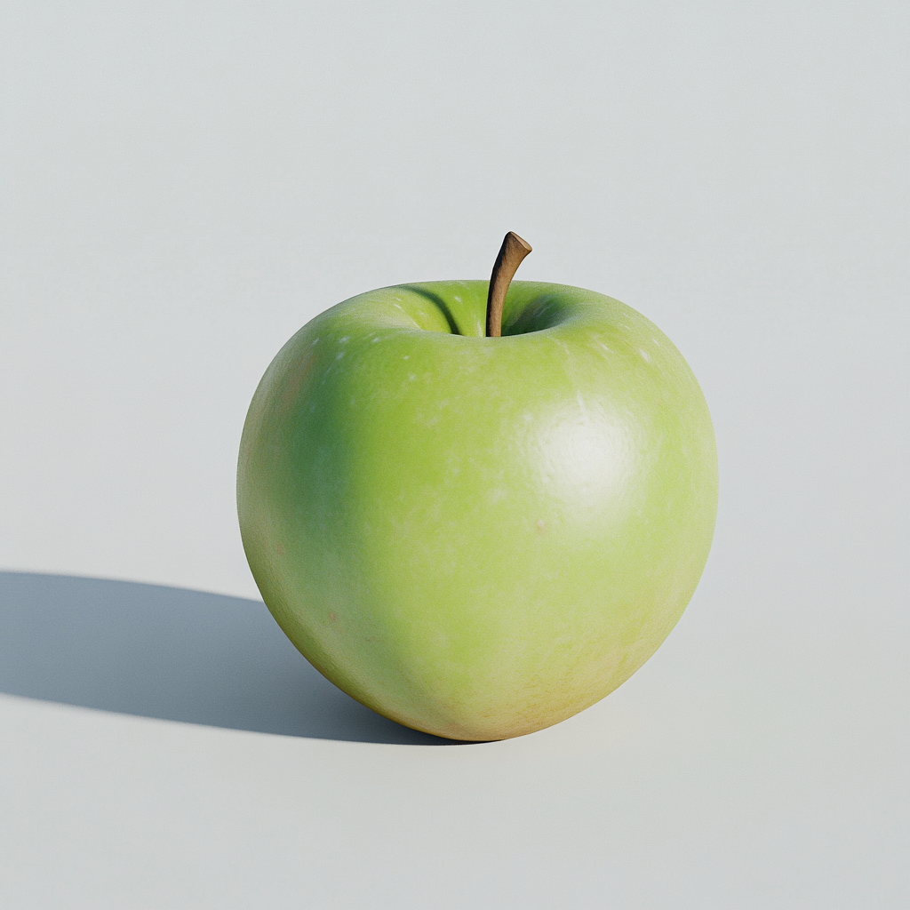 Free: High-Quality Realistic Photo of a Green Apple - nohat.cc