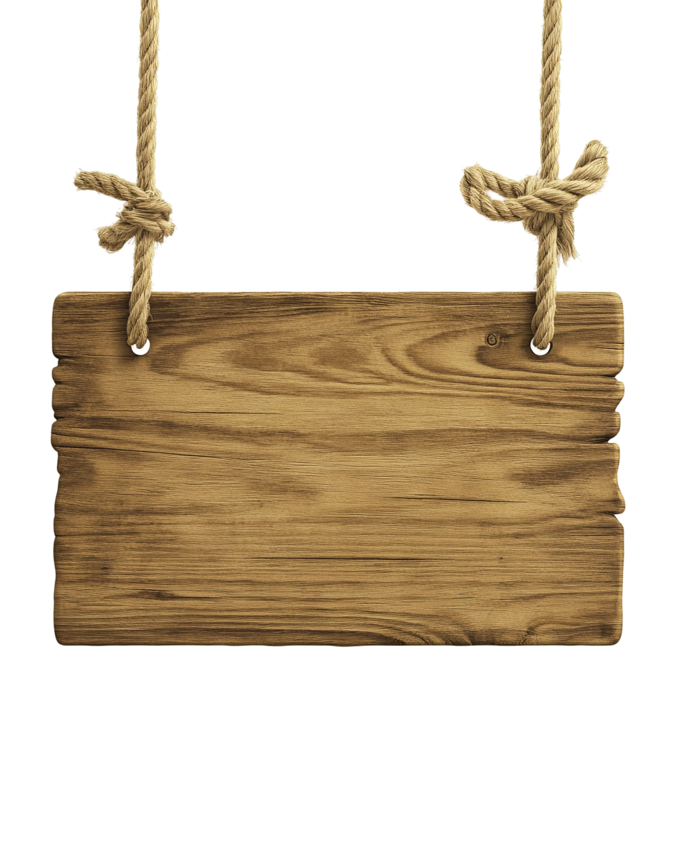 Free: Rustic Wooden Sign on a Rope – Detailed Photograph - nohat.cc