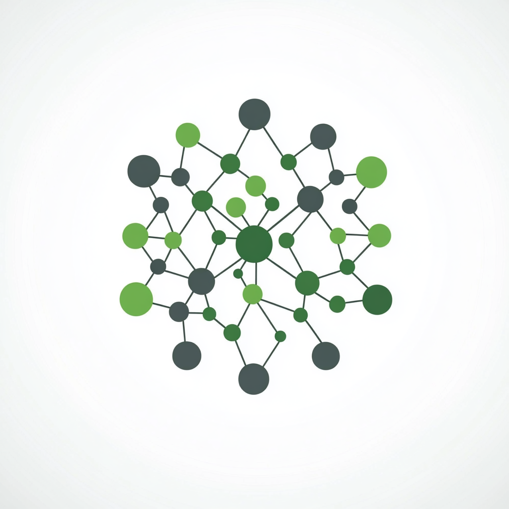 Free: Interconnected Circles: A Minimalist Network Icon - nohat.cc