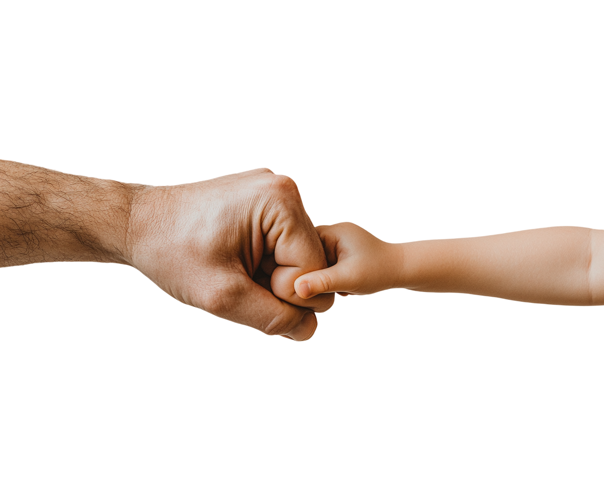 Free: PNG Adult and child fist bump gesture in cozy home setting - high ...