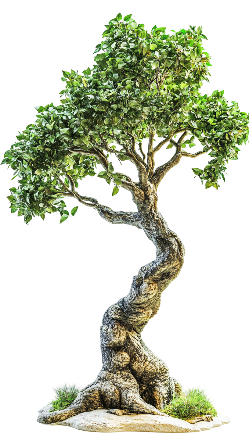 Free: tree of life again white background, photographer, hyper-rea ...