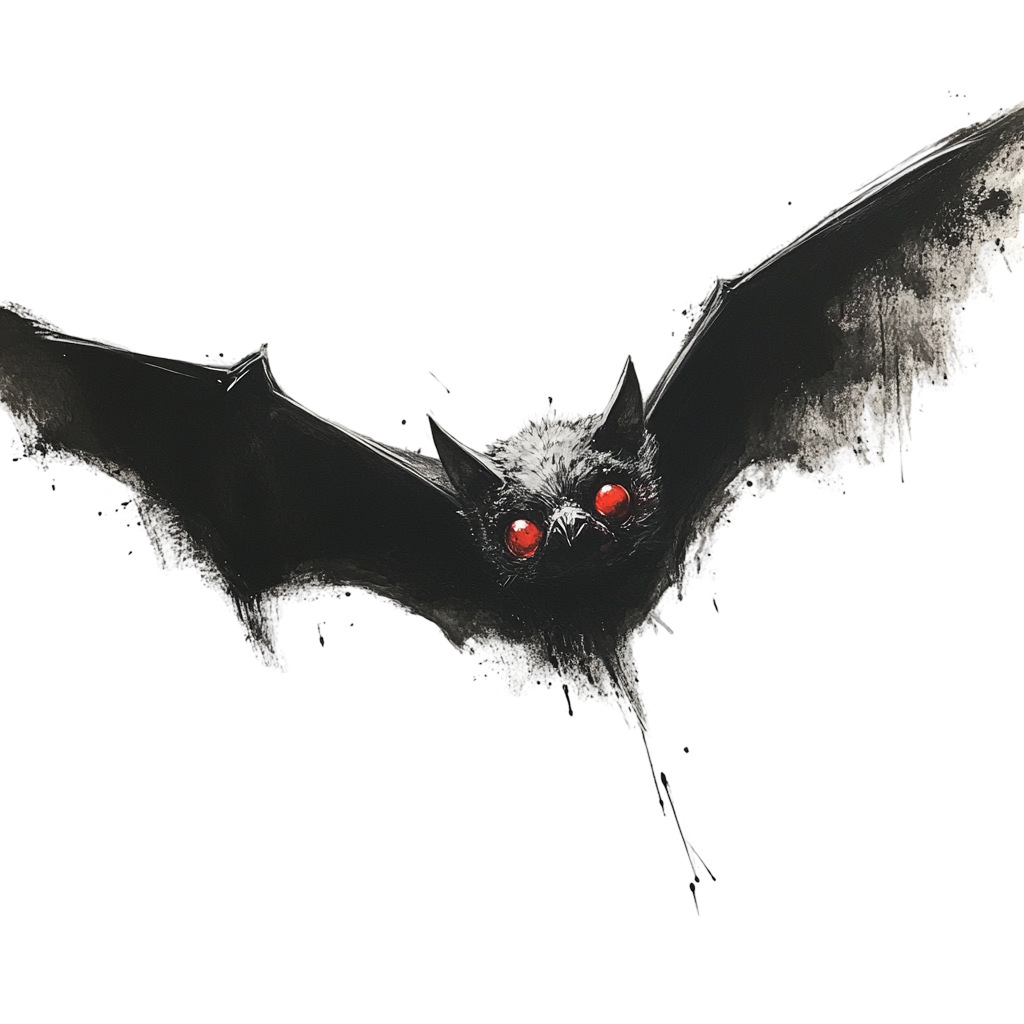 Free: Crimson-Eyed Bat in Flight - nohat.cc