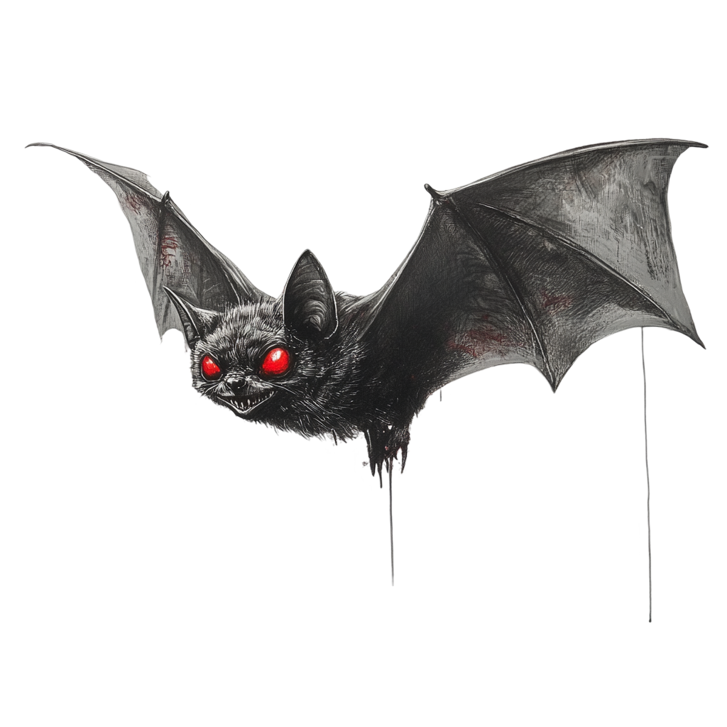 Free: Crimson-Eyed Bat in Flight - nohat.cc