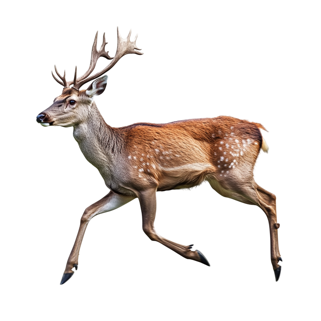 Free: Ultra-Realistic Side View of a Running Deer in HD - nohat.cc