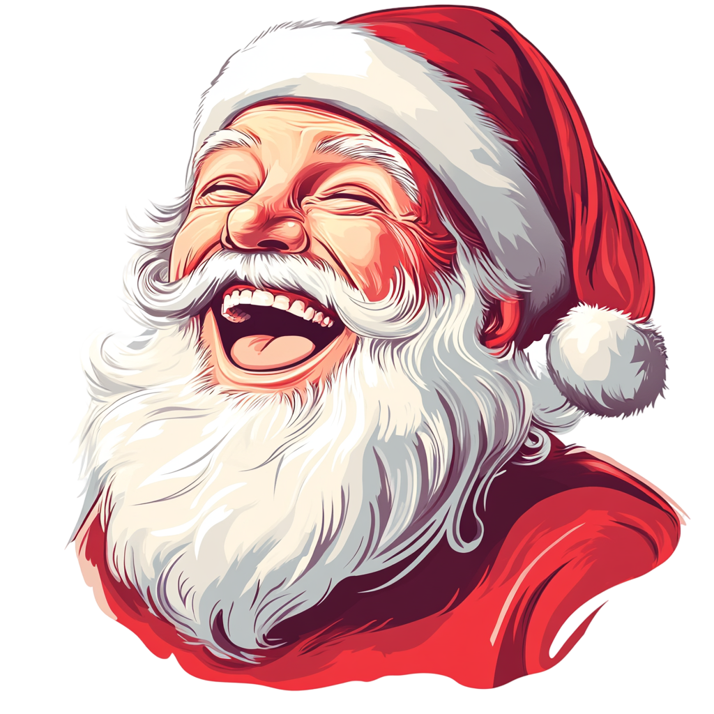 Free: a picture laughing santa claus whith white backgound - nohat.cc