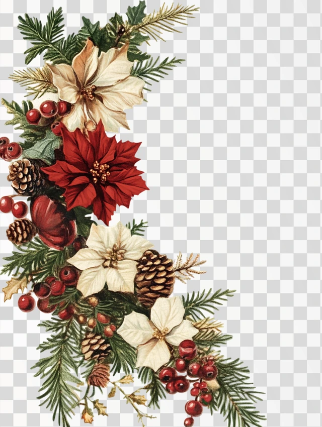 Christmas Corner Border Clip Art Free Free: Christmas Corner Border