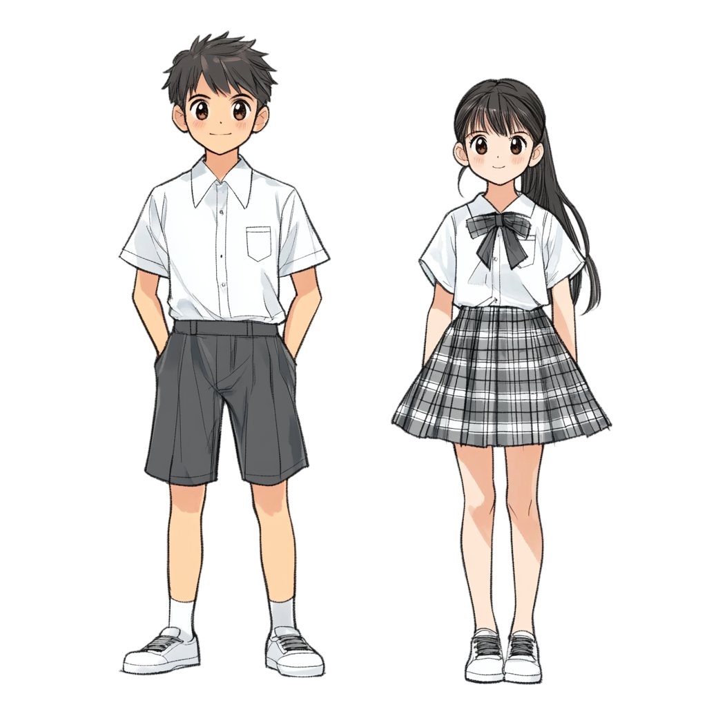 Free: Transparent School Uniform Design for Boys and Girls - nohat.cc