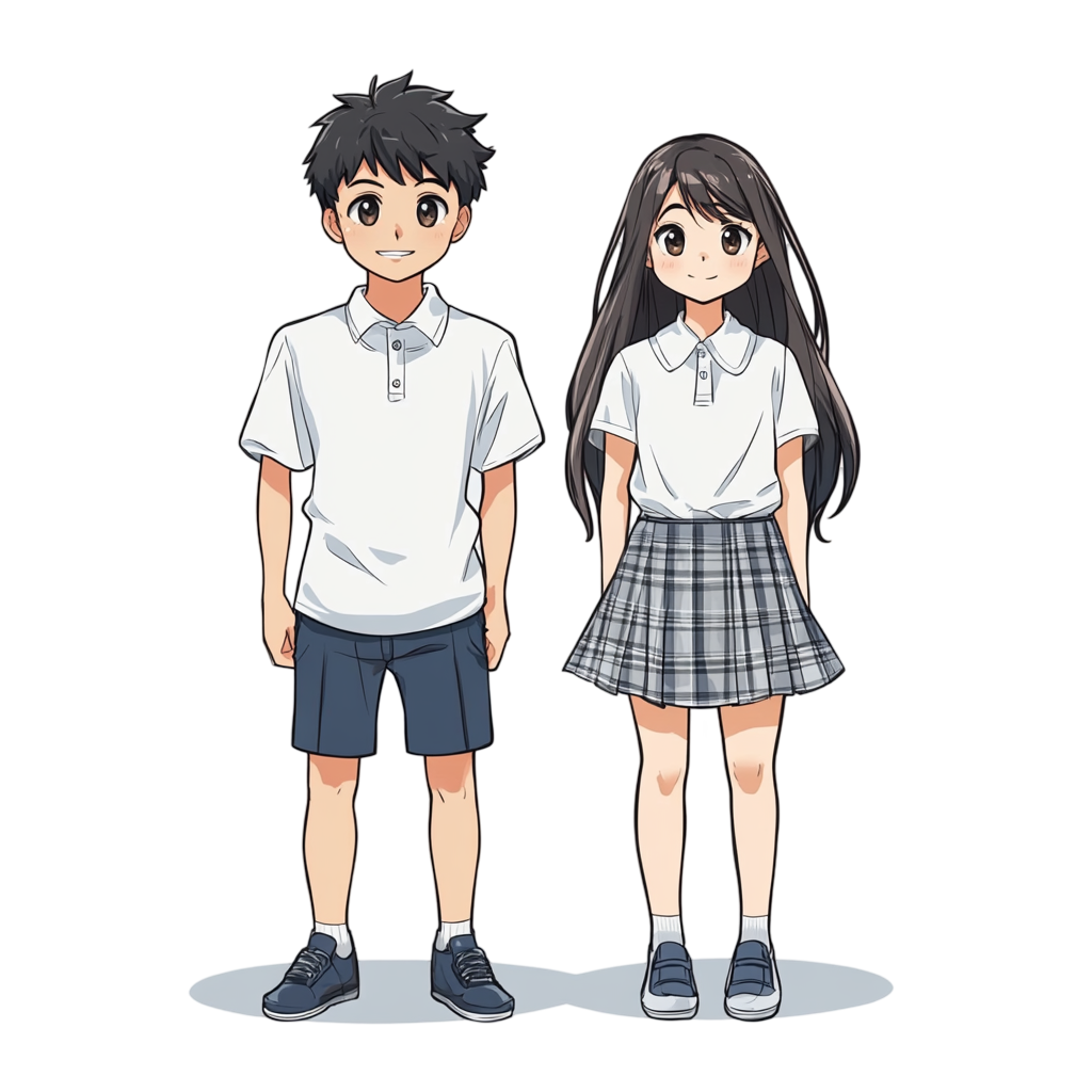 Free: Transparent School Uniform Design for Boys and Girls - nohat.cc