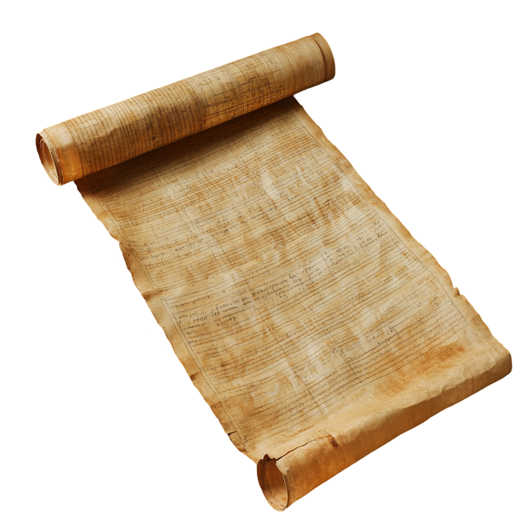 Free: ancient papyrus scroll, renaissance style - nohat.cc