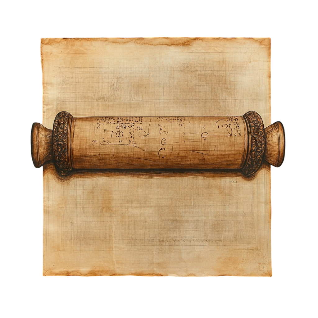 Free: ancient papyrus scroll, renaissance style - nohat.cc