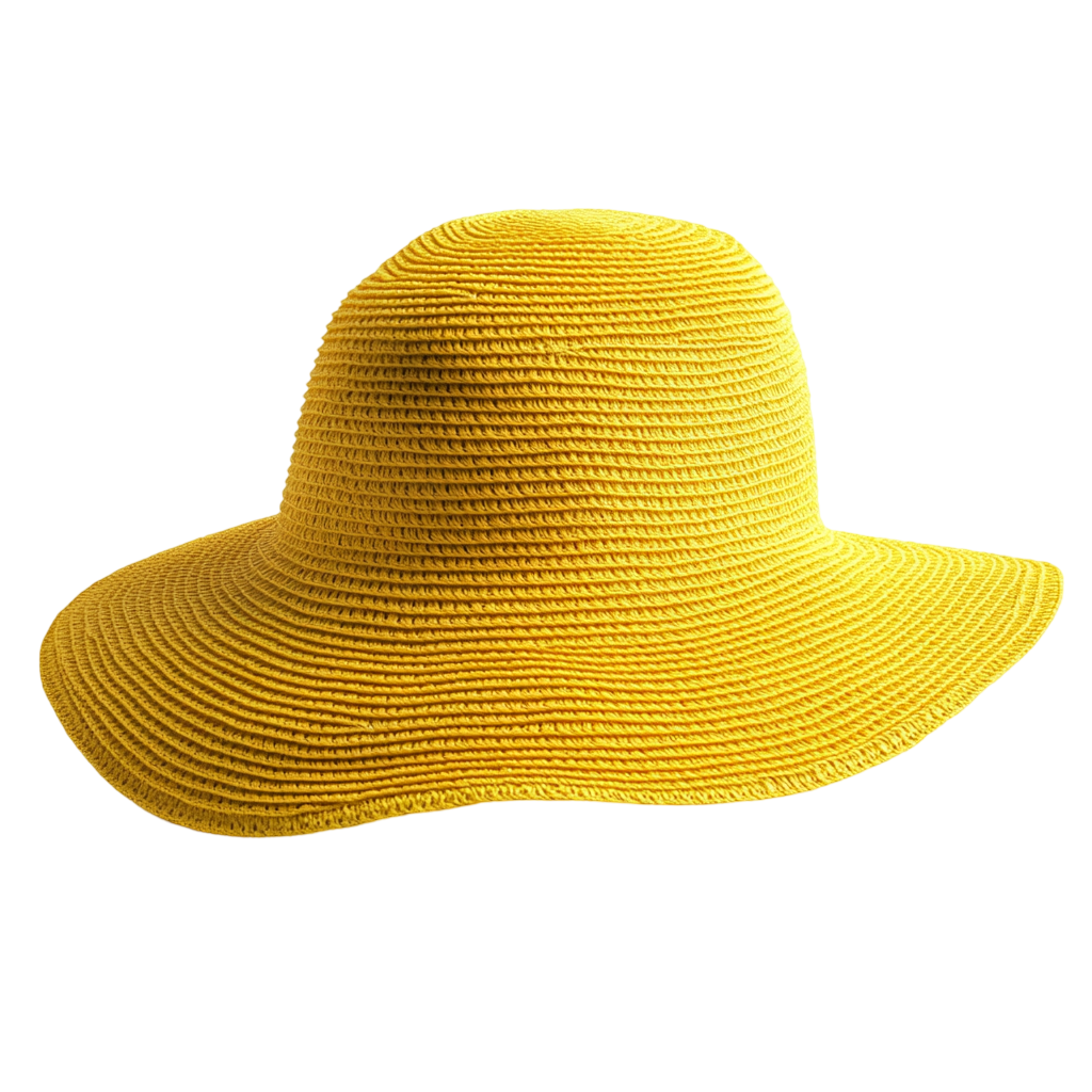 Free: Sunny Days: Isolated Yellow Summer Hat - nohat.cc